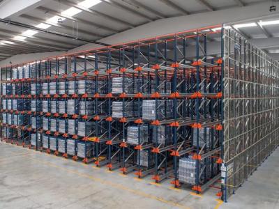 Cina Industrial Warehouse Storage Shelving Designed for Remote Control Radio Shuttle Racking in vendita