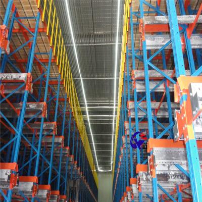 Cina 2000kg Loading Capacity Industry Automated Warehouse Storage Shuttle Pallet Racking in vendita