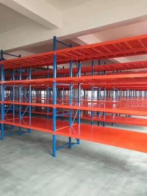 China Stalen magazijn Midden Duty Racking Multi-Tier Racking In de industriële omgeving Te koop