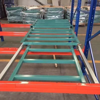 Cina Serviceability Common QF-Push Back Racking For Increased Storage Density In 2024 Style in vendita