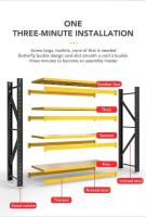 China Adjustable Medium Duty Steel Racking for Warehouse Storage Customizable and Versatile for sale