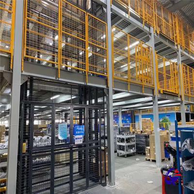 Cina Industry Heavy Duty Customized Mezzanine Floor Racking With Multi Levels Height 5-15m in vendita