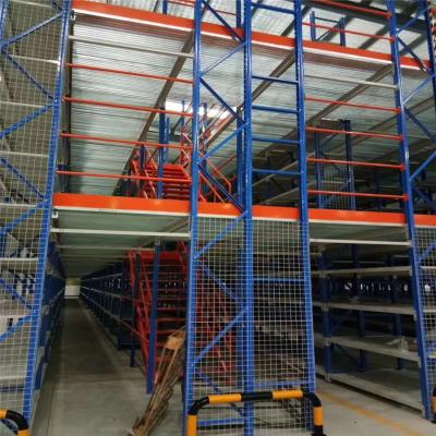 Cina Q235 Material High Density Multi-Tier Mezzanine Floor Racking For Warehouse Workshop in vendita