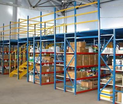 Cina Sistema di scaffalature a mezzanino a due piani, magazzini industriali piattaforme a mezzanino in vendita