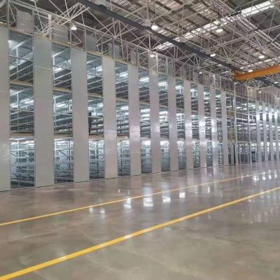 Cina Three-Floors Customized Warehouse Steel Mezzanine Floors Racking System For Storage in vendita