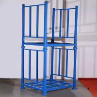 China Strong Loading Capacity Steel Stackable Storage Rack Metal Foldable Stacking Rack for sale