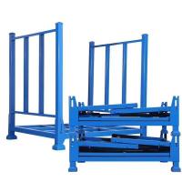 China Strong Loading Capacity Steel Stackable Storage Rack Metal Foldable Stacking Rack for sale