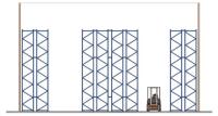 China Customized Powder Coated Double Deep Pallet Racking With Weight Capacity for sale
