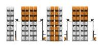 China Customized Powder Coated Double Deep Pallet Racking With Weight Capacity for sale