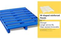 China Rectangular Torrentable Stackable Pallets For  4 Way Forklift Entry Customizable for sale