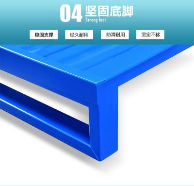 China Rectangular Torrentable Stackable Pallets For  4 Way Forklift Entry Customizable for sale