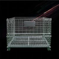 China Silver Wire Mesh Cage For Storage With Customizable Hole And Wire Diameter for sale