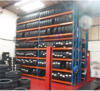 China Stackable Heavy Truck Tire Pallet Racking Motorcycle Spare Tyre Rack With QF-stack Design for sale