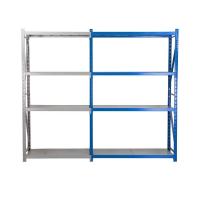 China Customization Multi Level Medium Light Duty Steel Shelving Rack For Warehouse Storage for sale
