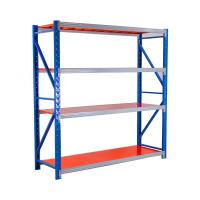 China Customization Multi Level Medium Light Duty Steel Shelving Rack For Warehouse Storage for sale