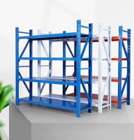 China Long Span Warehouse Rack With Adjustable Height And Powder Coated Surface Structure Rack for sale
