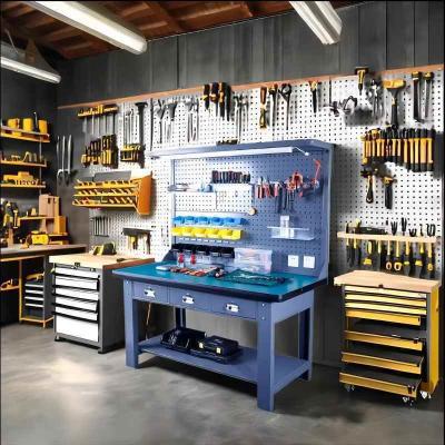 Cina 2000 Capacity Bilaterally Operable Garage Workbench For Powder Coating Manufacturing Line in vendita