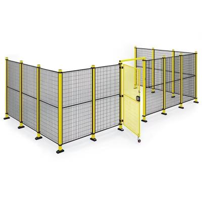 Cina Steel Safety Fence Machine Guard System For Closed Workshop Isolation 2000*600*2000 in vendita
