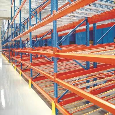 Cina Q235B Material Fluent Racking Carton Flow Racking System Type With Roller Beds Fifo in vendita