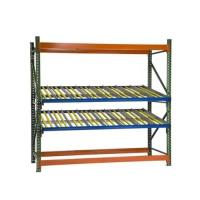 China Q235B Material Fluent Racking Carton Flow Racking System Type With Roller Beds Fifo for sale