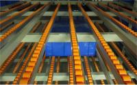 China Q235B Material Fluent Racking Carton Flow Racking System Type With Roller Beds Fifo for sale
