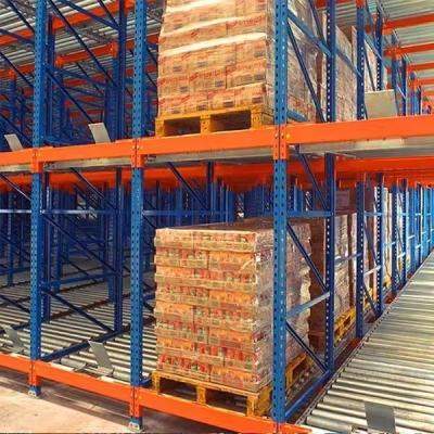 Cina Warehouse Storage Customized Pallet Flow Racking And Roller Tracks Solutions in vendita