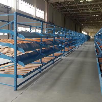 Cina Metal Carton Flow Rack Gravity Flow Shelf Warehouse Equipment Within Pallet Racking in vendita