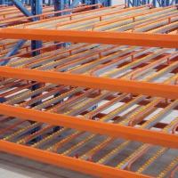 China Steel Warehouse Storage Pallet Flow Racking Roller Rack With Powder Coating for sale