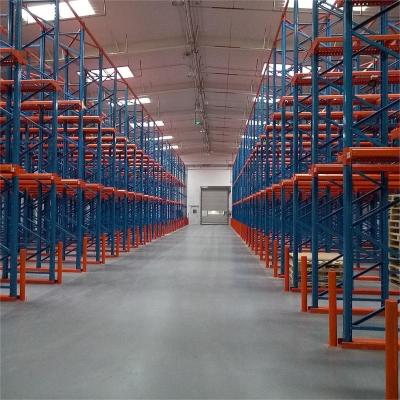 Cina 2000 kg di capacità di drive in push back pallet racking per lo stoccaggio in magazzino versatile in vendita