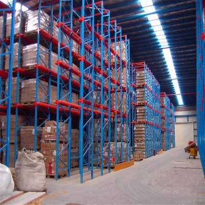 Cina 2000 Pallets Fifo Filo Customized Drive-in Drive-Thru Pallet Racks System For Storage in vendita