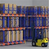 China Heavy Duty Selective Pallet Racking System Rack Structure With 2000 Pallet Shuttle for sale