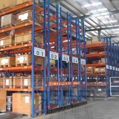 Cina 2000.00cm * 1000.00cm * 2000.00cm Package Size Electric Mobile Pallet Racking Shelving in vendita