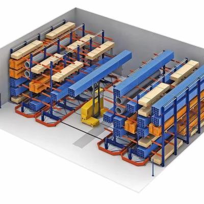 Cina Warehouse Vertical Storage System Height 5-15m for Mobile Pallet Racking Development in vendita