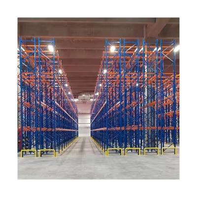 China 5-15m Height Multi-Functional Double Deep Pallet Racking Shelving Rack Structure Te koop