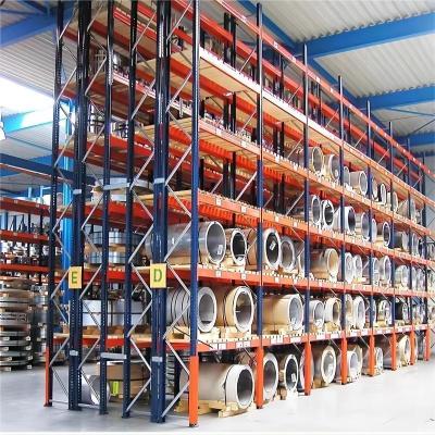 China 5-15m Height Multi-Functional Double Deep Pallet Racking Shelving Rack Structure Te koop