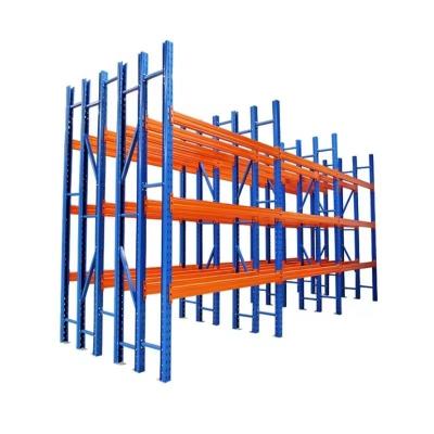 China Space Saving Two Row Selective Pallet Racking Double Deep Powder Coating Te koop
