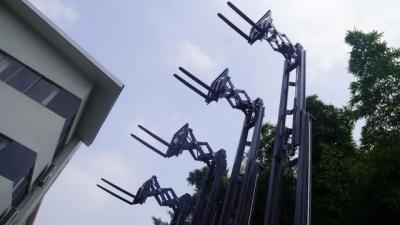 China 2000 kg diepgelegde heftrucks met staal dubbel diep pallet rekken systeem Te koop