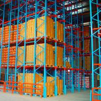China Q235 Raw Material Warehouse Storage Selective Pallet Racking With Adjustable Mobility for sale