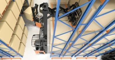 China Powder Coating Q235B Double Deep Pallet Racking With Customized Package Size Te koop