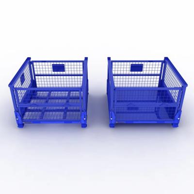 Cina 100-1500 kg di capacità Cage stackable pallet rack in acciaio per stoccaggio duraturo in vendita