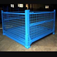 China Selective Pallet Racking Wire Mesh Storage Containers with Serviceability and Common for sale