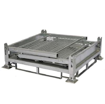 Cina Foldable QF-Turnover Box Mesh Side Panel Storage Unit For Industrial And Warehousing in vendita
