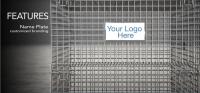 China Foldable Collapsible Heavy Duty Steel Galvanized Wire Mesh Container Customized for sale