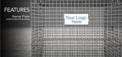 Cina Foldable Collapsible Heavy Duty Steel Galvanized Wire Mesh Container Customized in vendita