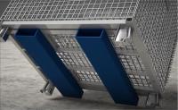 China Foldable Collapsible Heavy Duty Steel Galvanized Wire Mesh Container Customized for sale