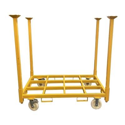Cina Fabric Roll Industry Warehouse Storage Powder Coating Stack Racks With Adjustable Mobilit in vendita