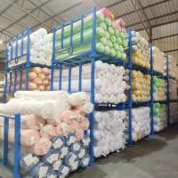 China Fabric Roll Industry Warehouse Storage Powder Coating Stack Racks With Adjustable Mobilit for sale
