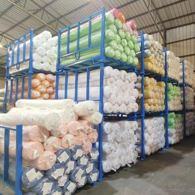 Cina Fabric Roll Industry Warehouse Storage Powder Coating Stack Racks With Adjustable Mobilit in vendita
