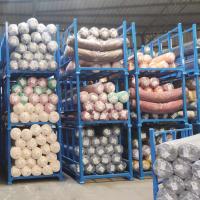 China Fabric Roll Industry Warehouse Storage Powder Coating Stack Racks With Adjustable Mobilit for sale