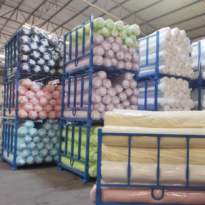 Cina Fabric Roll Industry Warehouse Storage Powder Coating Stack Racks With Adjustable Mobilit in vendita